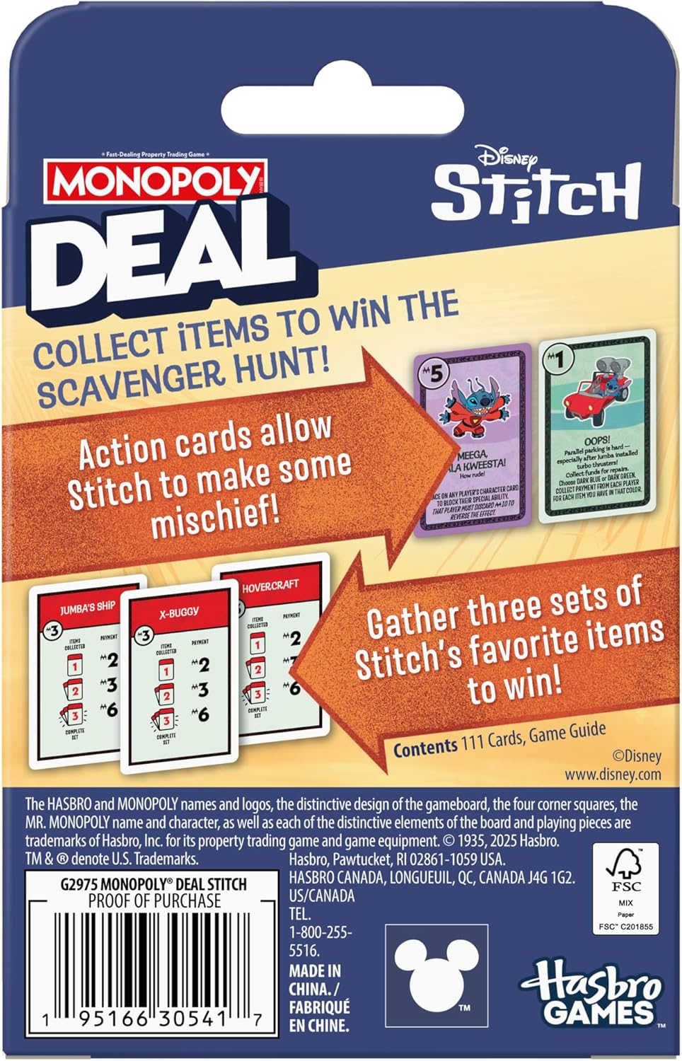 Monopoly Deal: Disney Stitch Edition Card Game – CHONKY COLLECTIBLES
